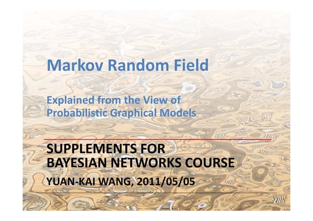 Markov Random Field (MRF) | PDF | Physics | Science