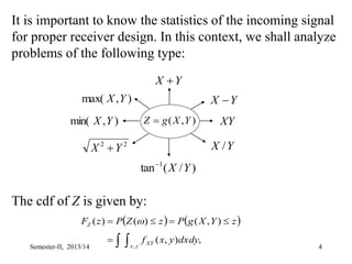 03probability nd statistics -Multiple Random Variables-II.ppt