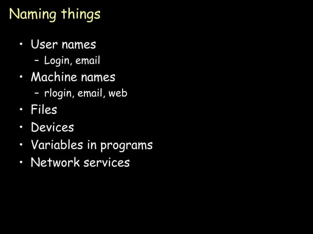 Naming And Binding (Distributed computing) | PPT | Computer Networking | Computing