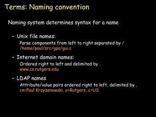 Naming And Binding (Distributed computing) | PPT