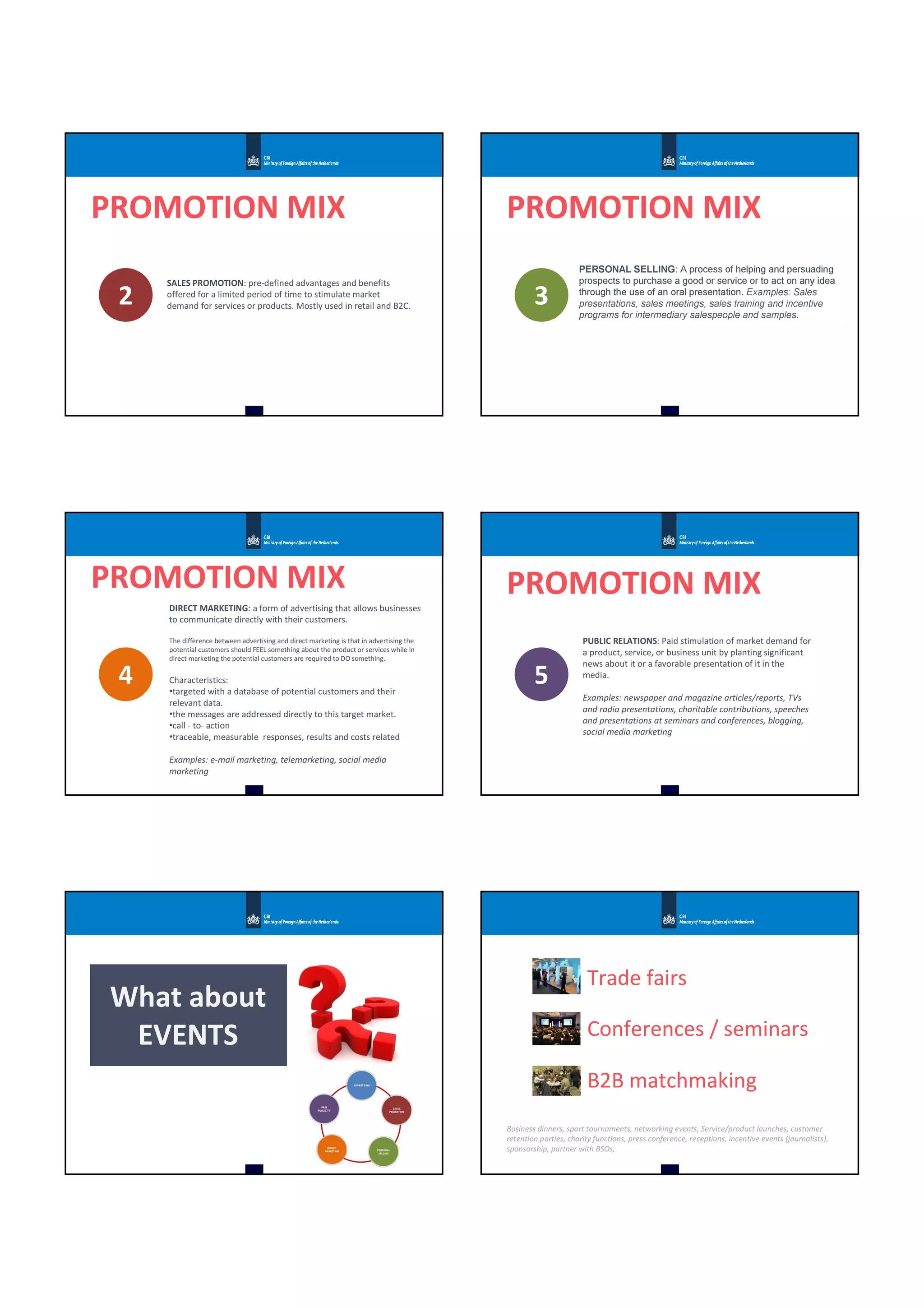 OFFLINE PROMOTION MIX | PDF
