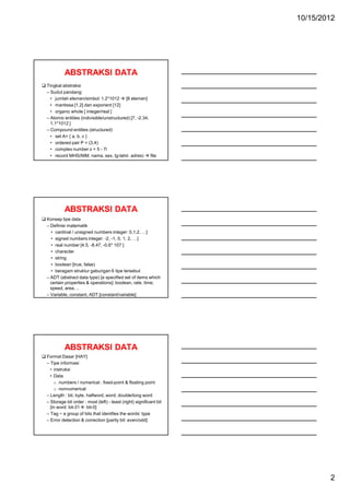 03 orakom - representasi data | PDF