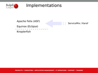 03 osgi and servicemix | PPT