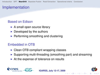Reference algorithm implementations in OTB: textbook cases | PDF | Graphics Software | Computer ...