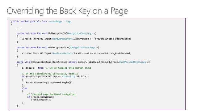 03 Page Navigation And Data Binding In Windows Runtime Apps
