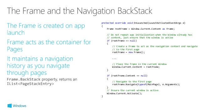 03 Page Navigation And Data Binding In Windows Runtime Apps