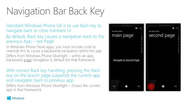 03 Page Navigation And Data Binding In Windows Runtime Apps