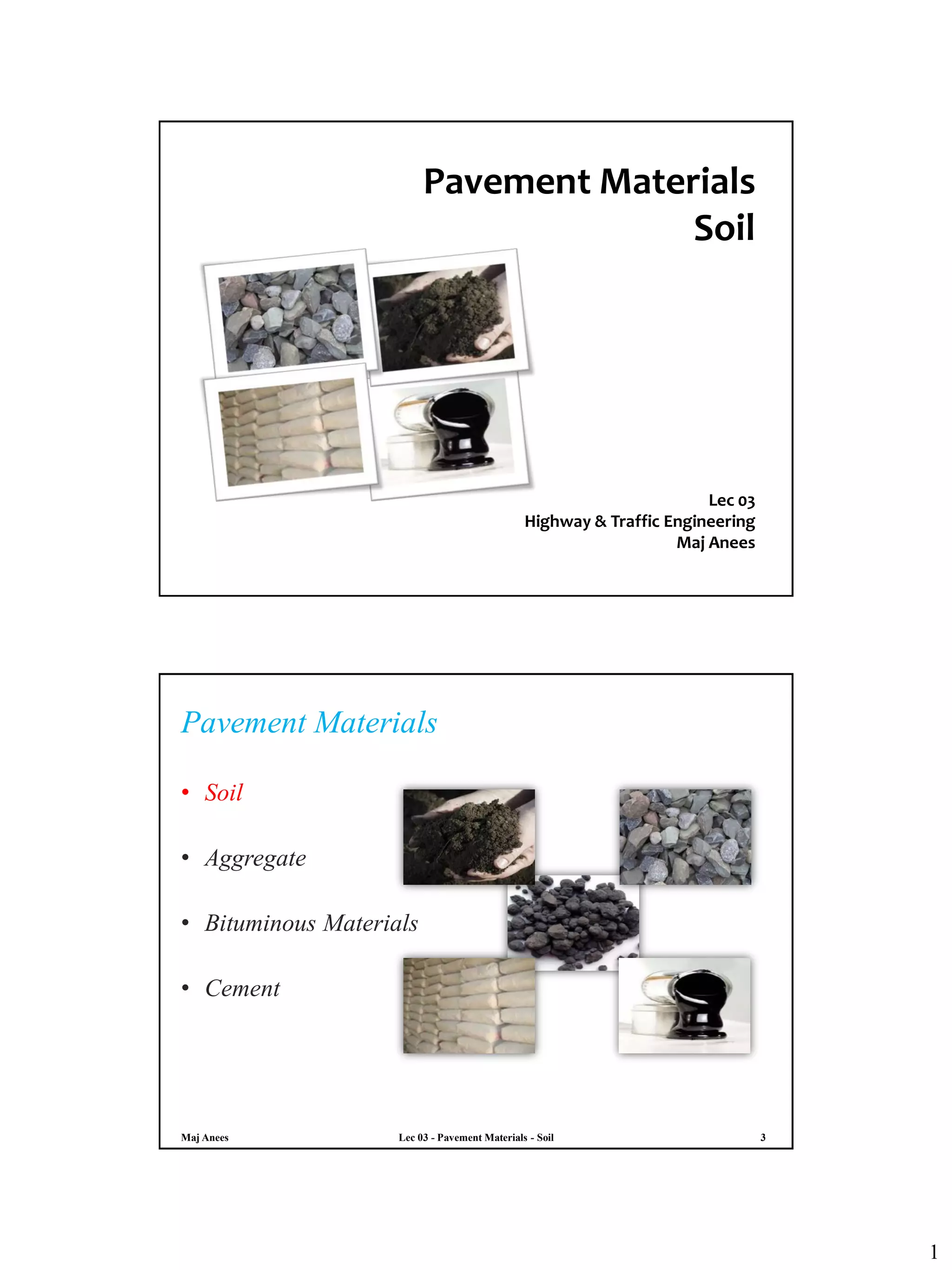 03 pavement materials - soil | PDF