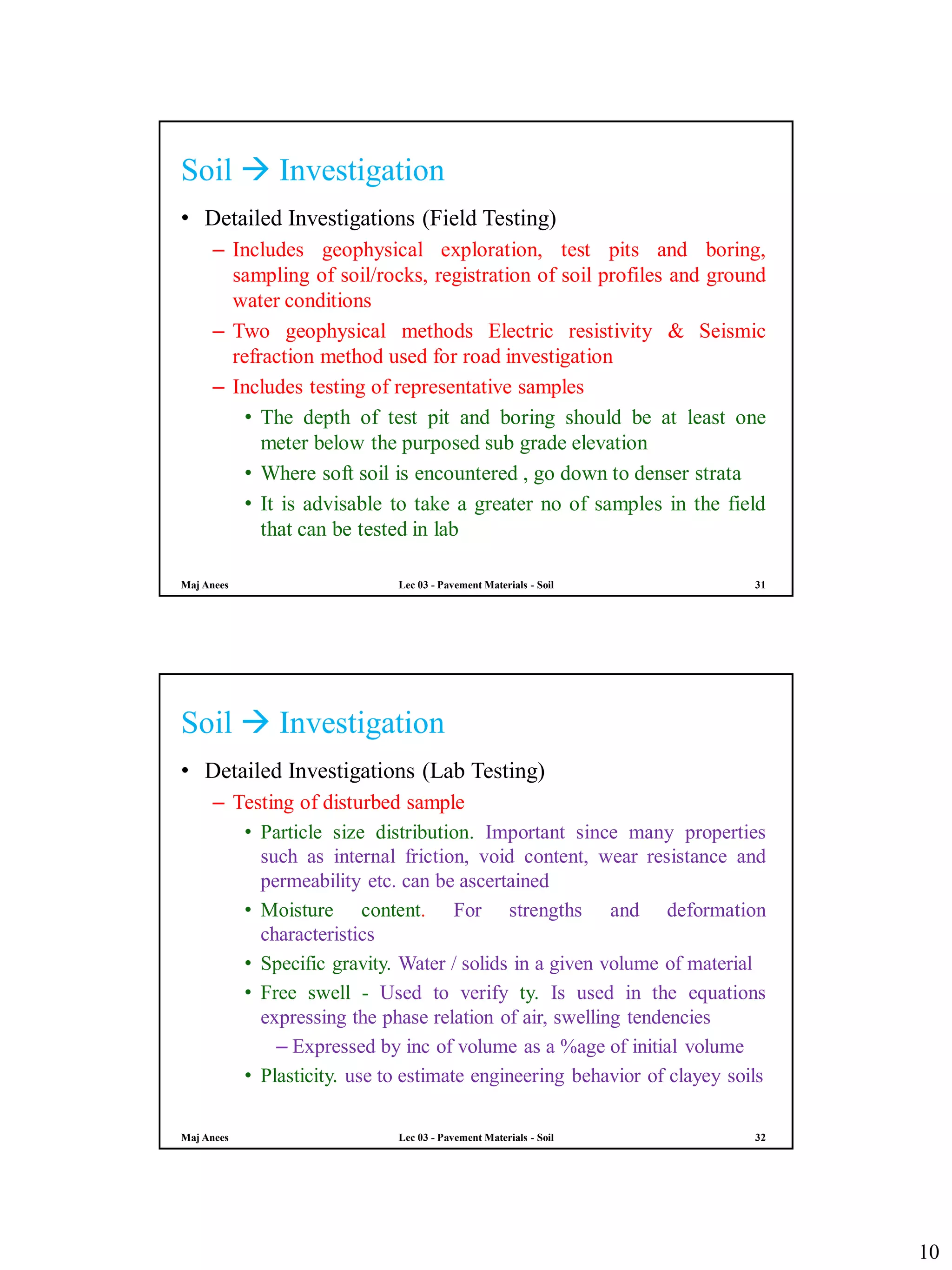 03 pavement materials - soil | PDF