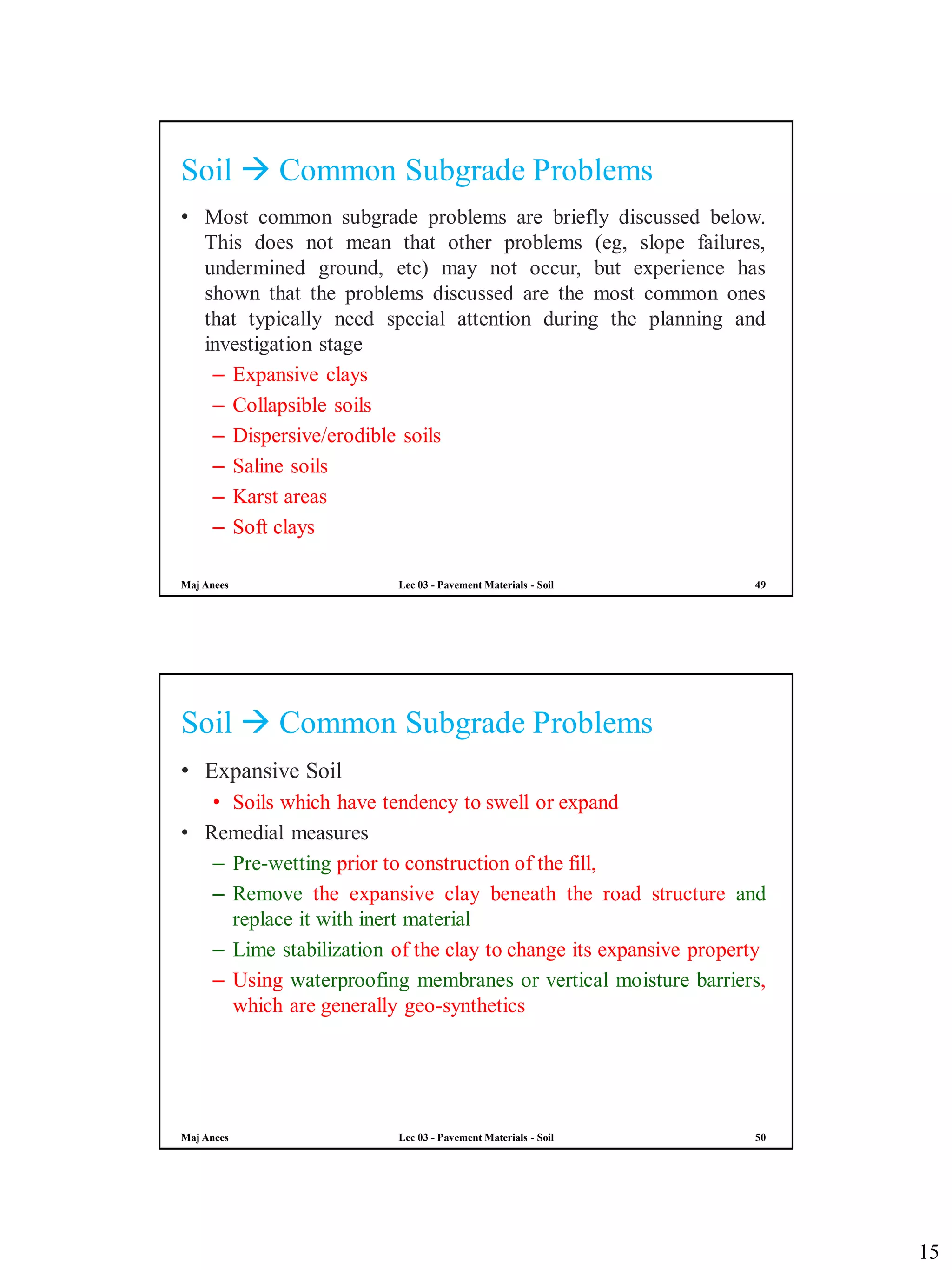 03 pavement materials - soil | PDF