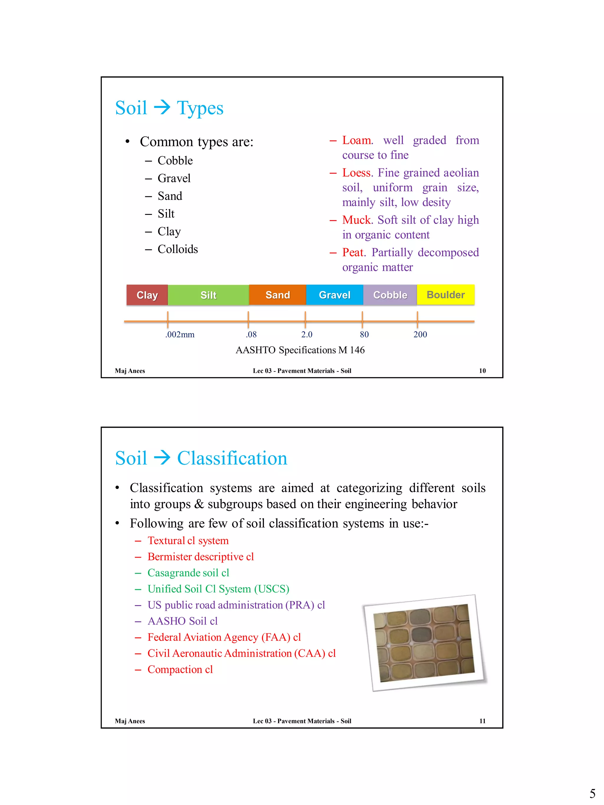 03 pavement materials - soil | PDF