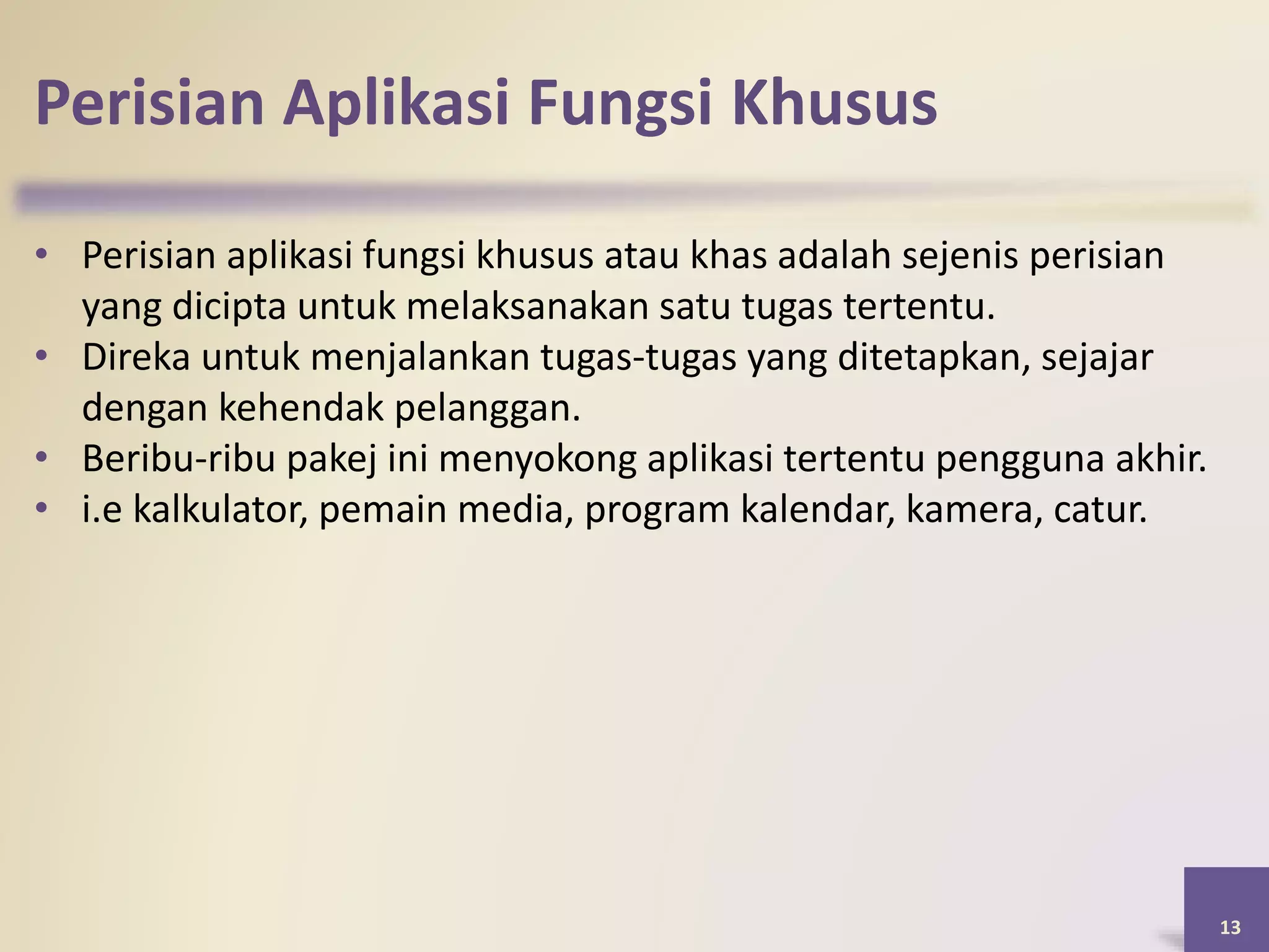 BAB 3 Perisian Aplikasi | PPTX