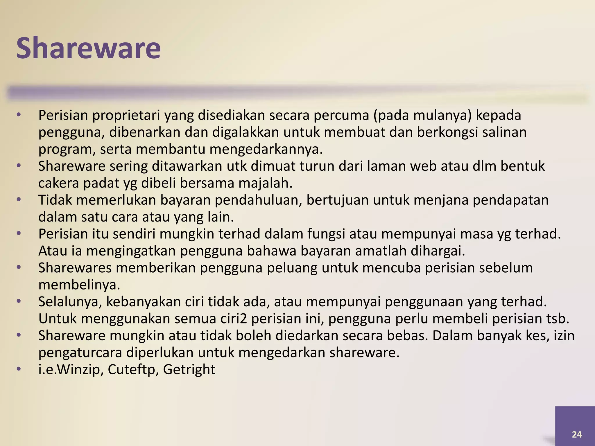 BAB 3 Perisian Aplikasi | PPTX