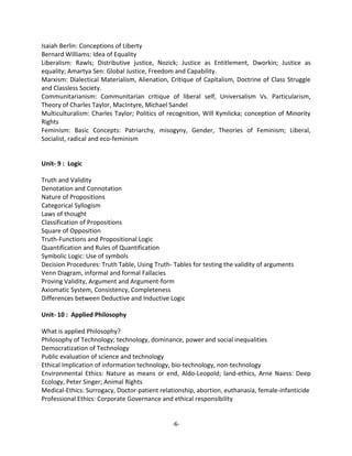 NTA UGC NET JRF - 03 philosophy-new updated syllabus | PDF