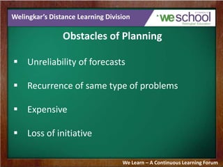 Planning in Management | PPTX