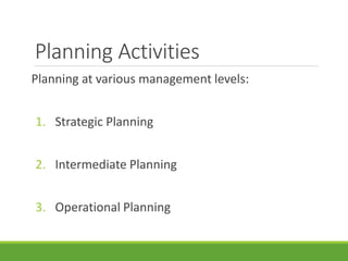 lesson 3 planing for Industrial Engineering | PDF