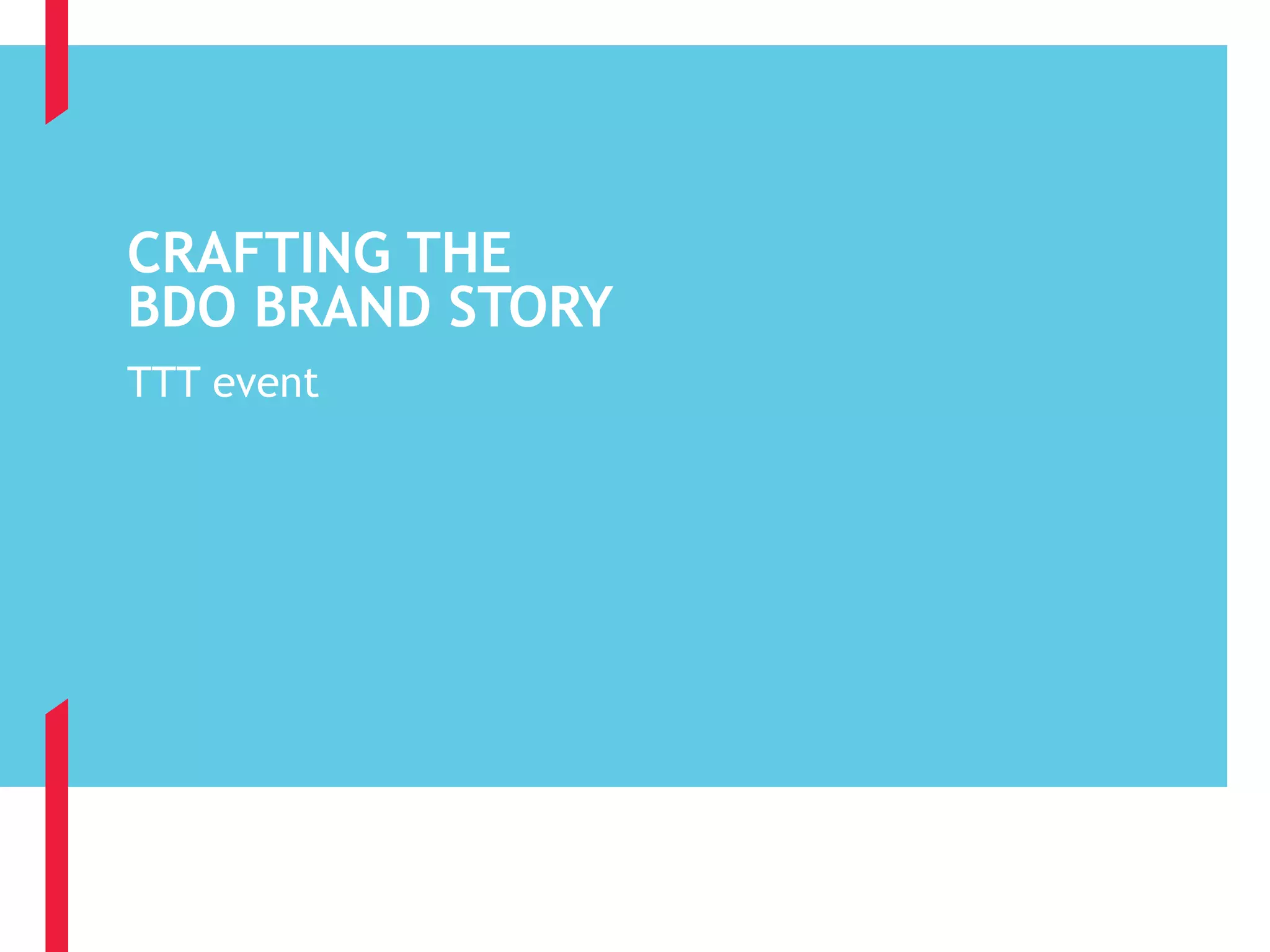 03 presentation-the bdo brand story | PPTX