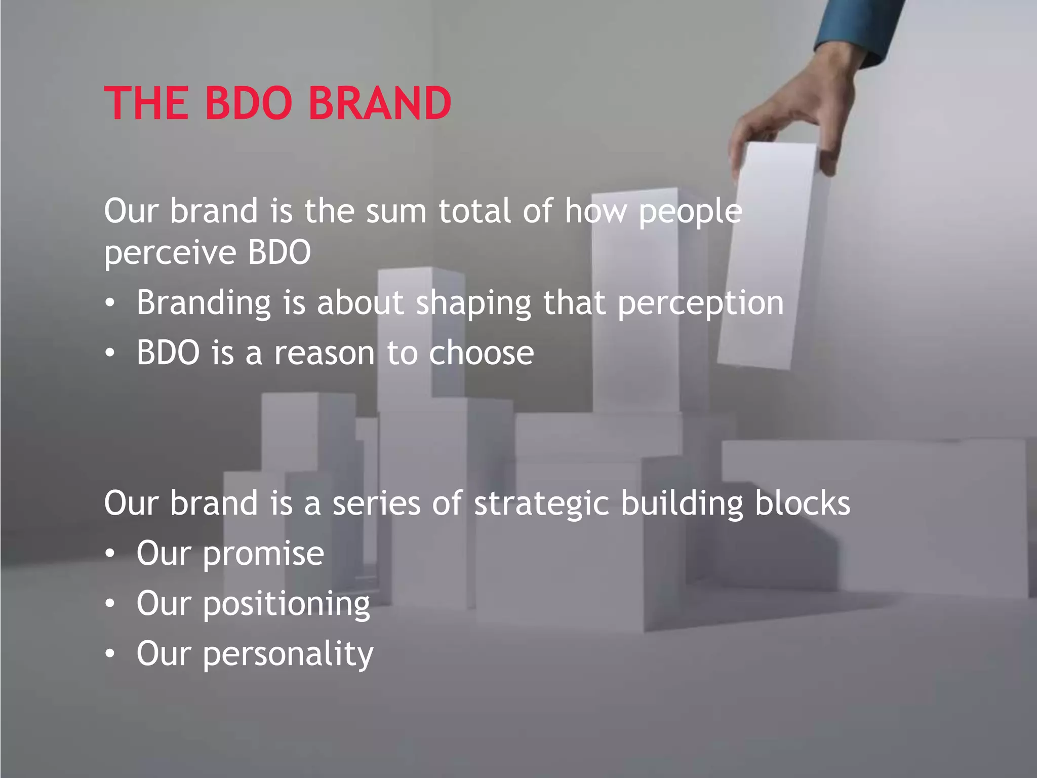 03 presentation-the bdo brand story | PPTX | Business | Business and ...