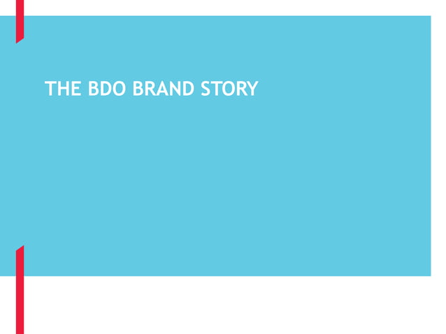03 presentation-the bdo brand story | PPTX | Business | Business and ...