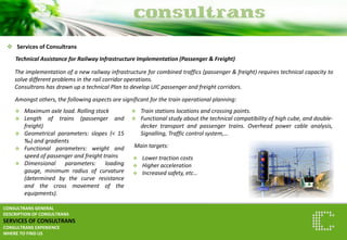 03 presentation railway-consultrans | PDF
