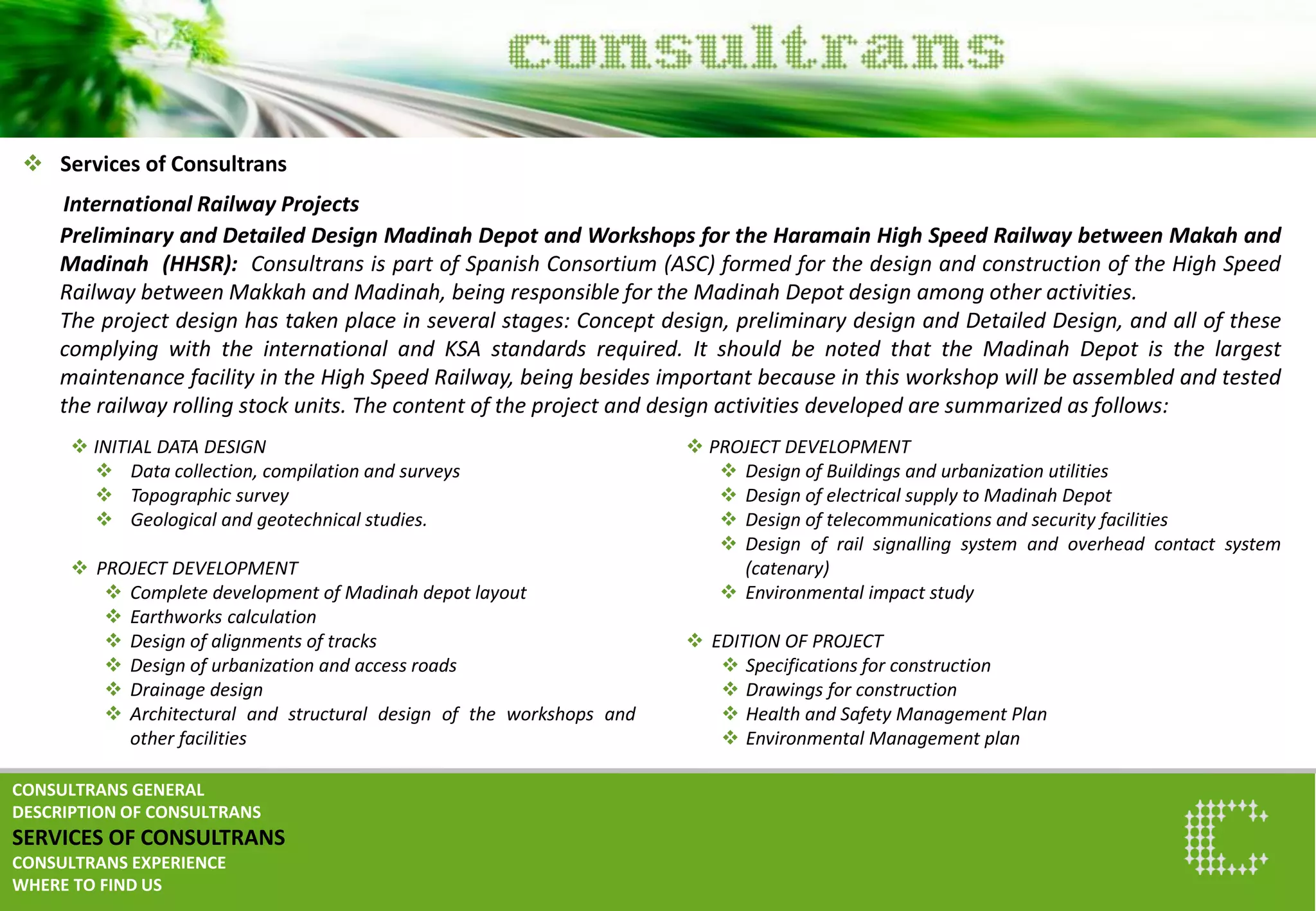 03 presentation railway-consultrans | PDF