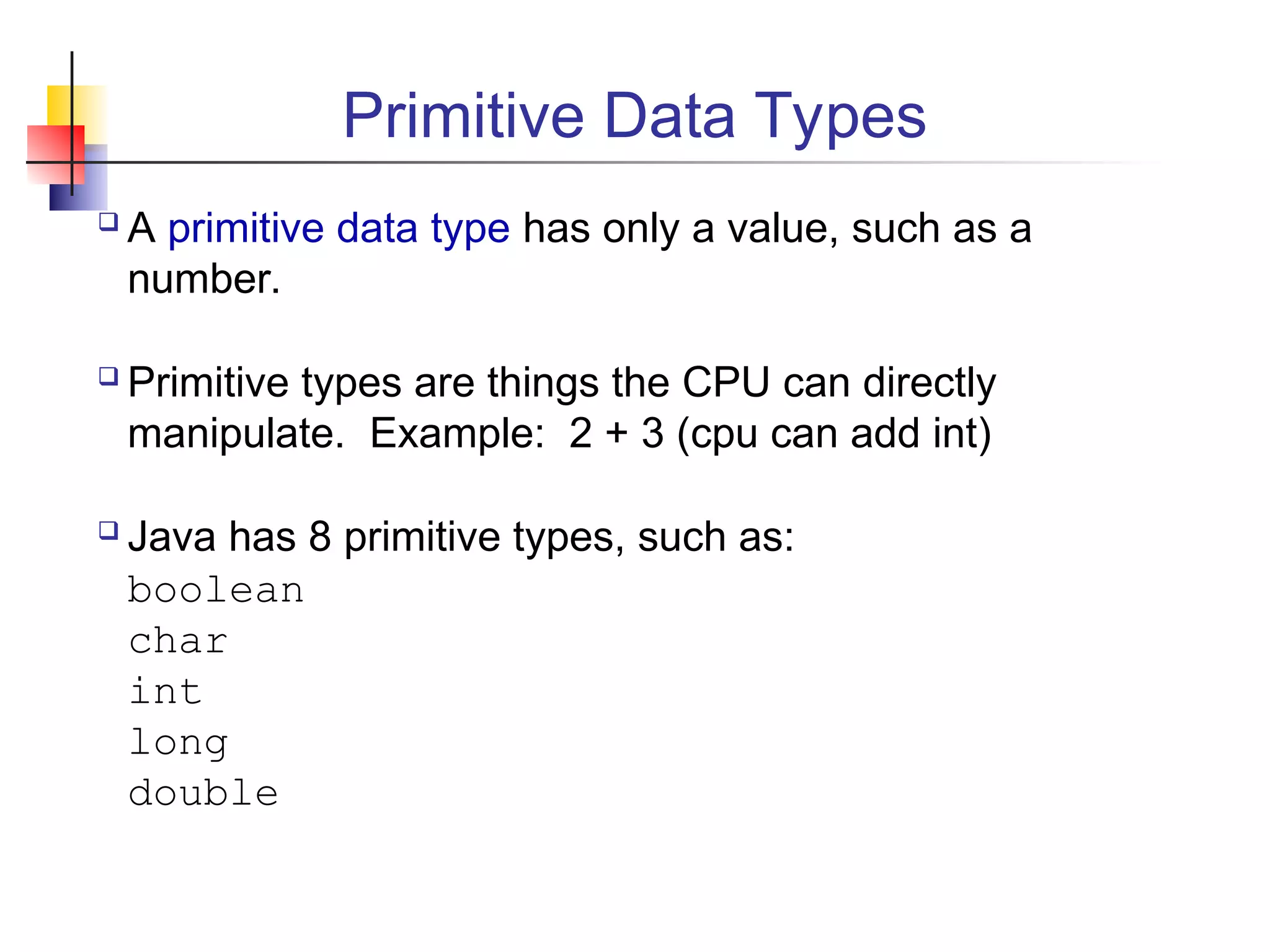 03-Primitive-Datatypes.pdf | Programming Languages | Computing