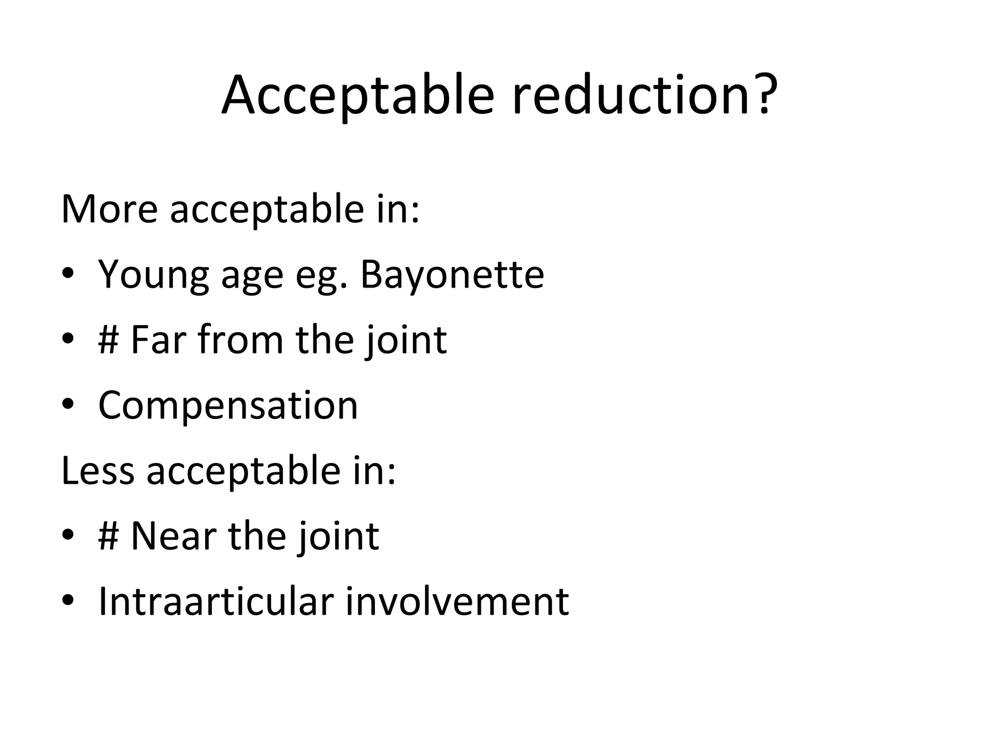ortho 03 principle of closed reduction in fracture and dislocation | PPT