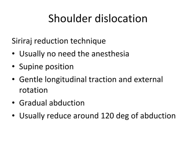 ortho 03 principle of closed reduction in fracture and dislocation | PPT