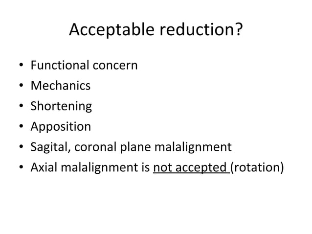 ortho 03 principle of closed reduction in fracture and dislocation | PPT