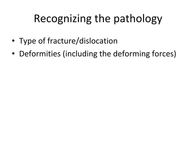 ortho 03 principle of closed reduction in fracture and dislocation | PPT