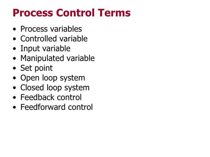 Process Control