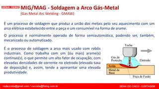 SOLDAGEM PELO PROCESSO DE SOLDAGEM MIG MAG | PDF