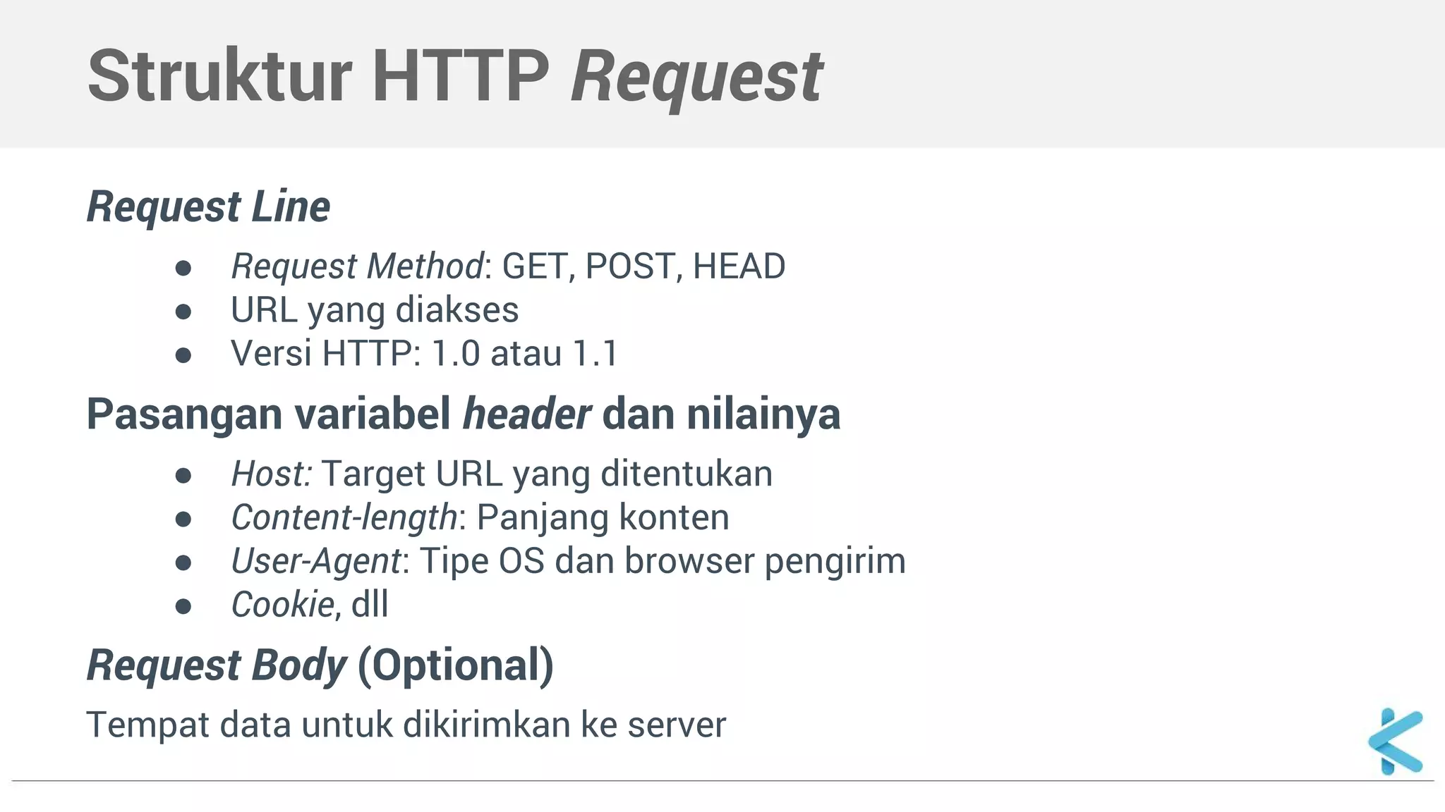 Pemrograman Web - Protokol HTTP | PPT
