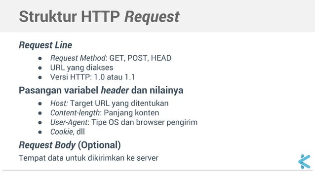 Pemrograman Web - Protokol HTTP | PPT