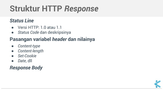 Pemrograman Web - Protokol HTTP | PPT