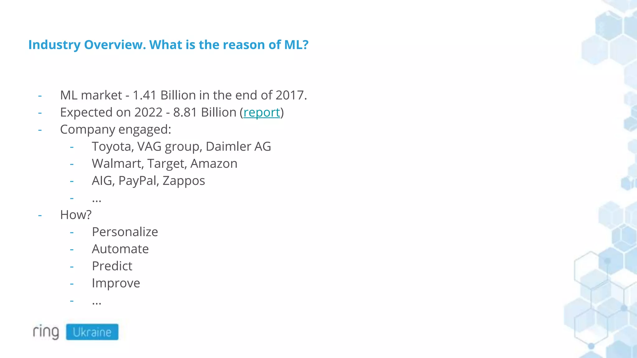 The main types of machine learning and their practical application ...
