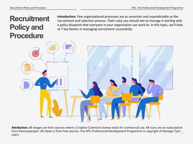 Recruitment Policy and Procedure | PPTX