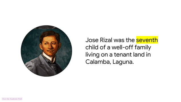 03 - Rizal's Family, Childhood, and Early Education | Life and Works of ...