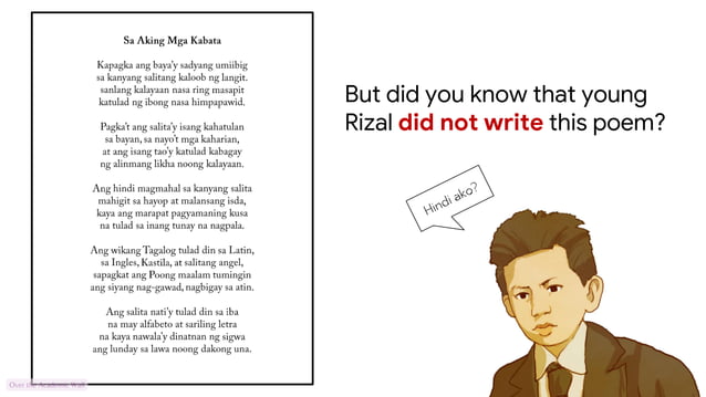 03 - Rizal's Family, Childhood, and Early Education | Life and Works of ...