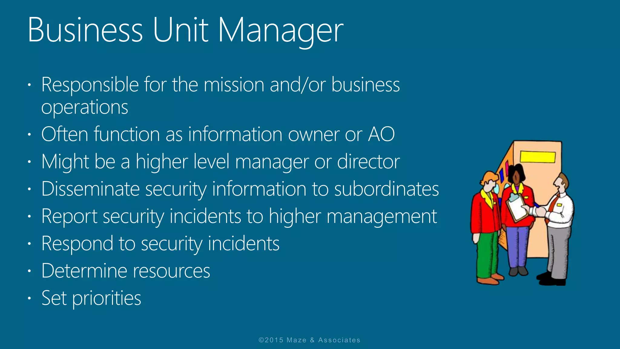 RMF Roles and Responsibilities (Part 1) | PPTX