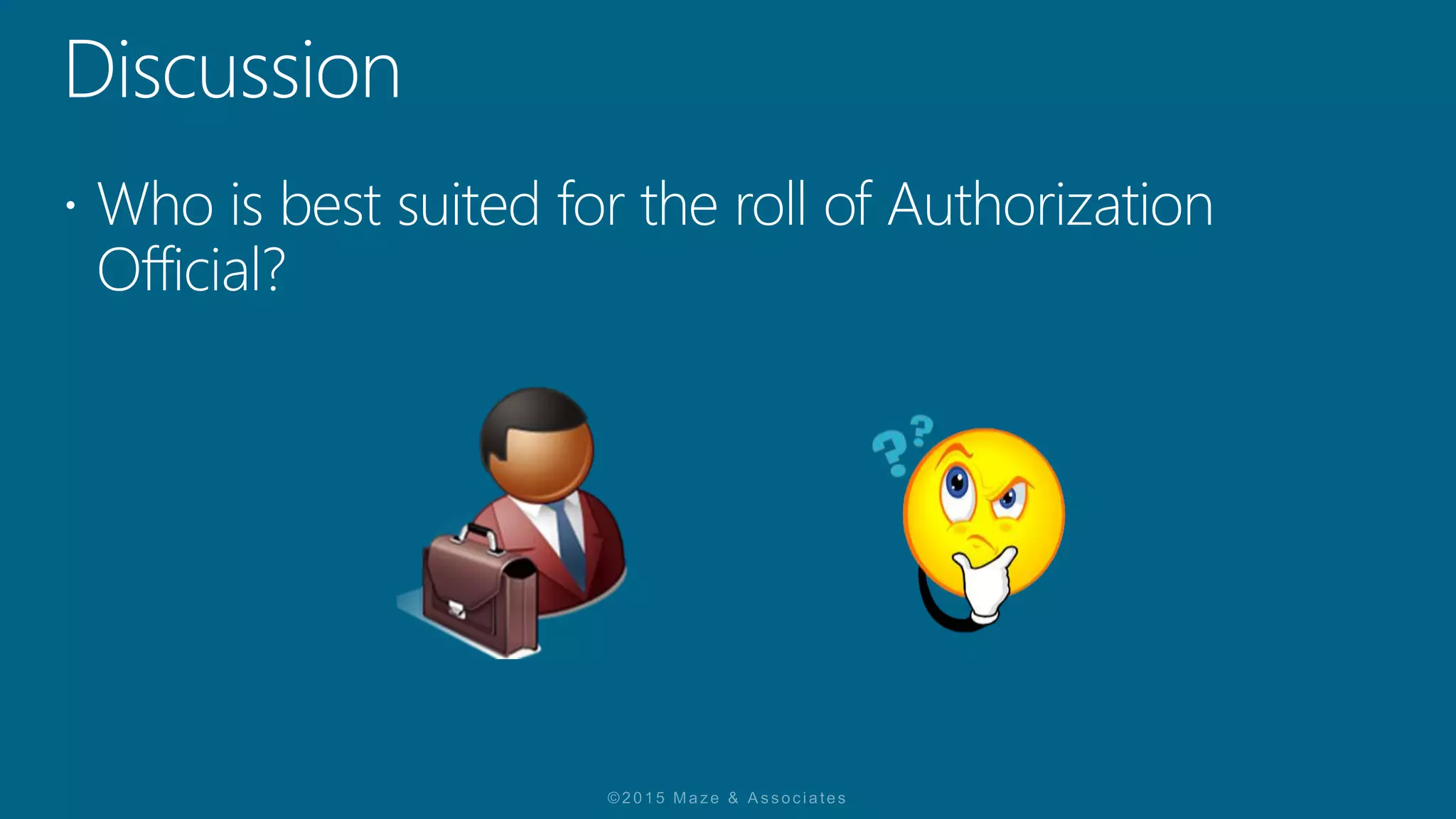 RMF Roles and Responsibilities (Part 1) | PPTX