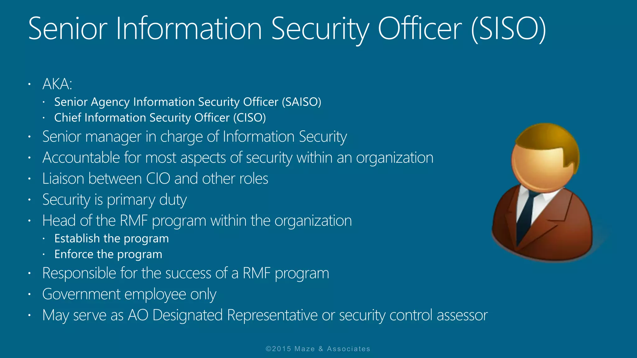 RMF Roles and Responsibilities (Part 1) | PPTX
