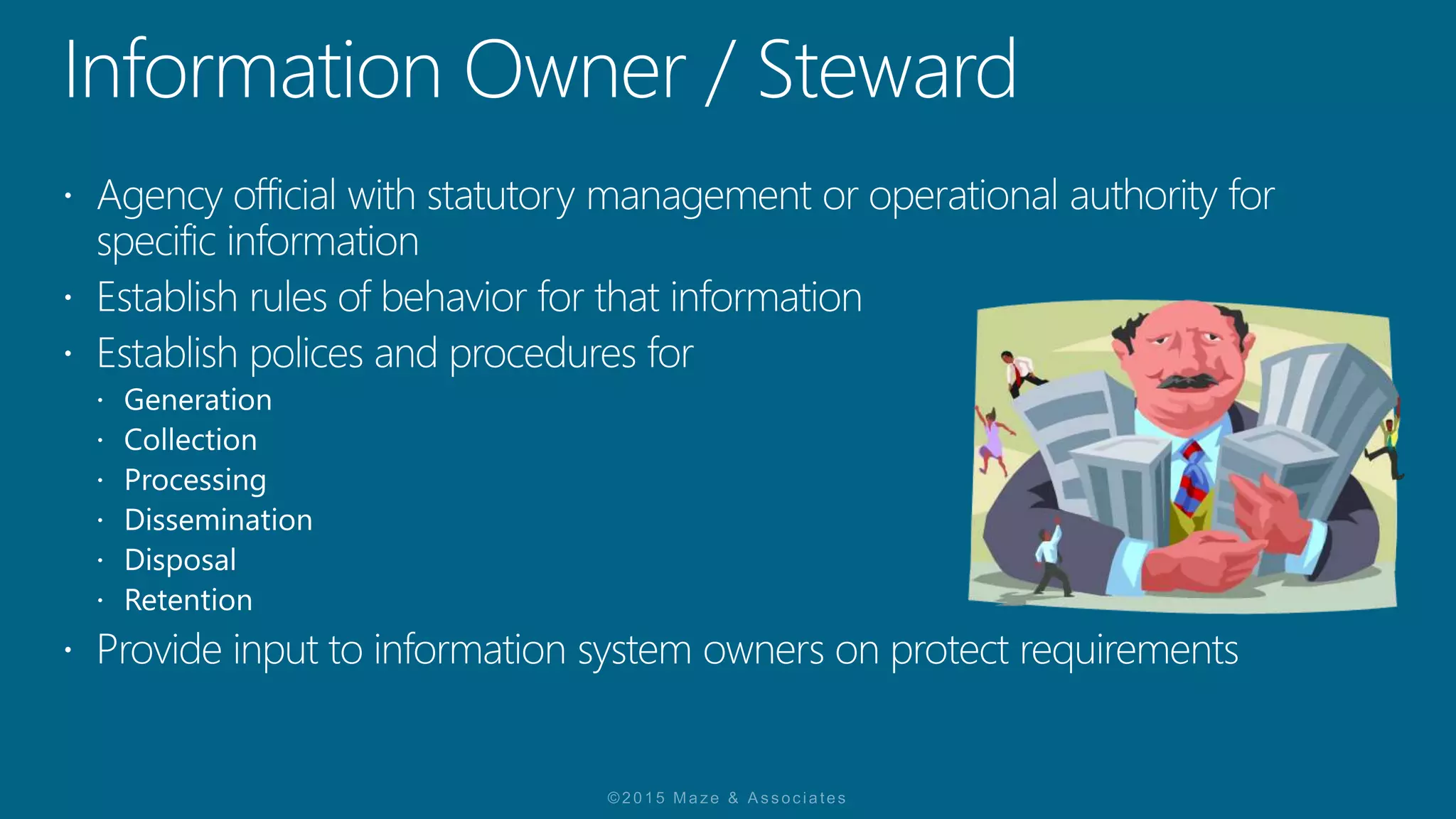 RMF Roles and Responsibilities (Part 1) | PPTX