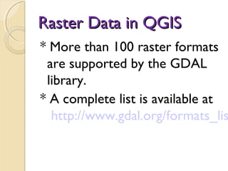 03 sajjad ali -qgis working with raster | PPT