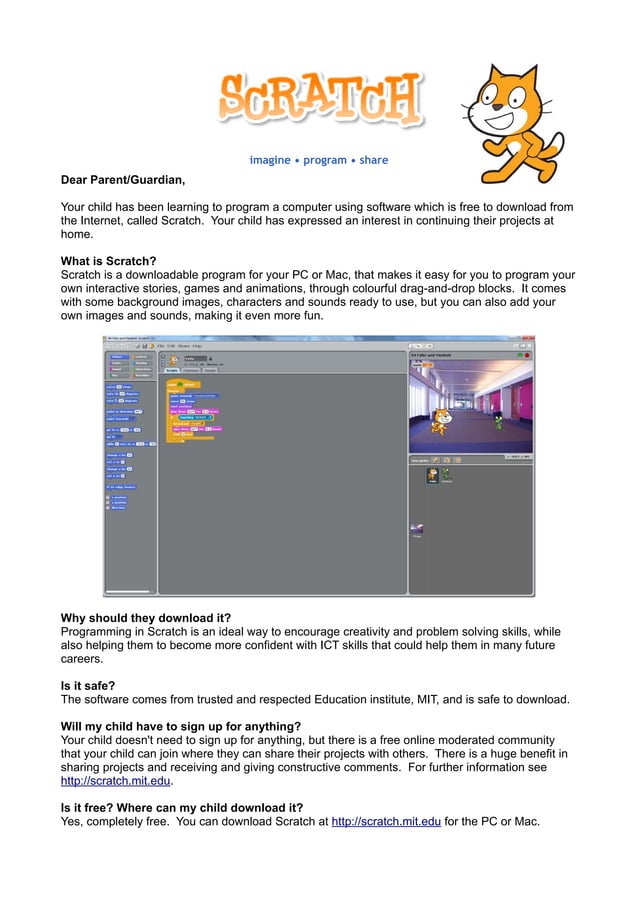 03 scratch introduction-letter_to_parents | PDF