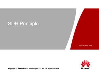 SDH Principle - Huawei | PPT
