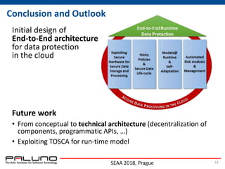 Towards an End-to-End Architecture for Run-time Data Protection in the ...