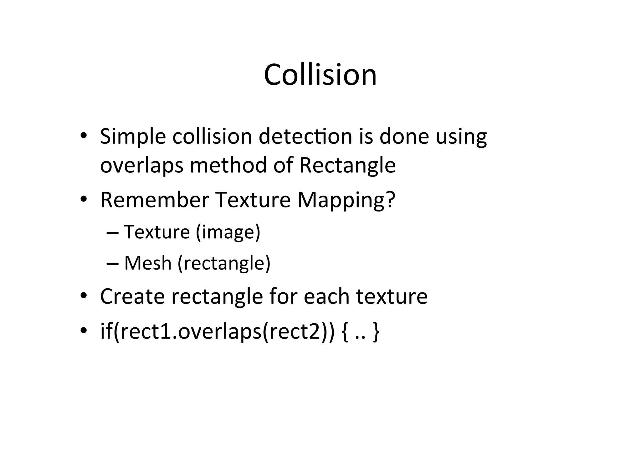 Implementing a Simple Game using libGDX | PPT