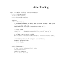 Implementing a Simple Game using libGDX | PDF | 3-D Graphics | Computer Software and Applications