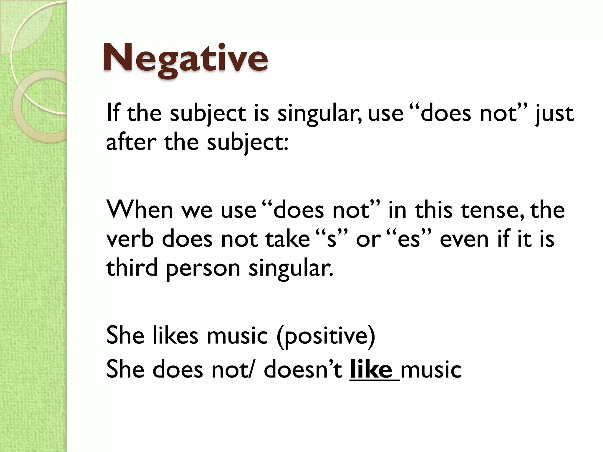03. simple present tense | PPTX